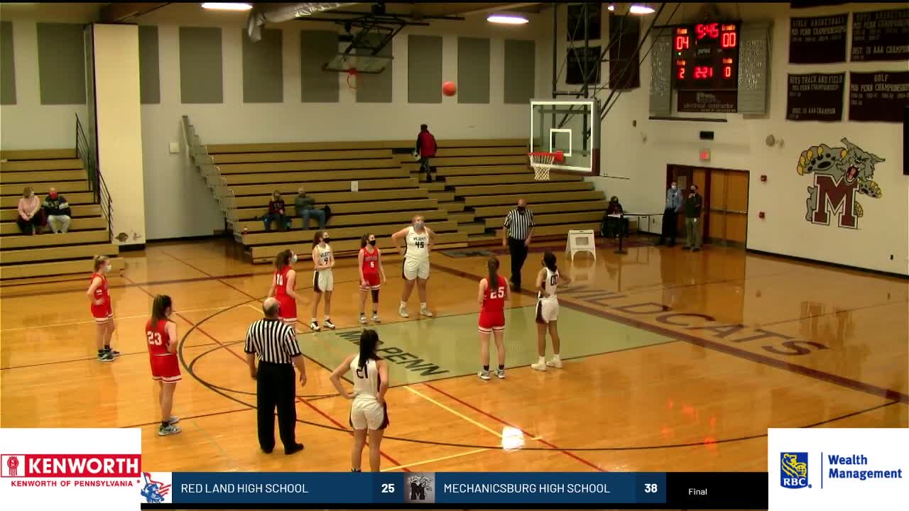 JV Girls Basketball vs. Red Land | Basketball | GoMechanicsburg2