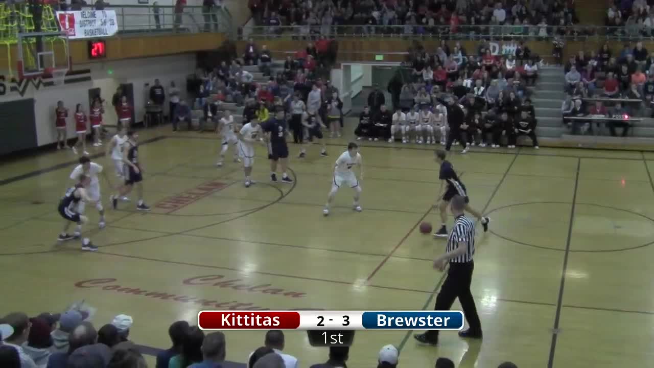 District 5/6 Tourney Brewster vs Kittitas | Basketball | Iyhsp1