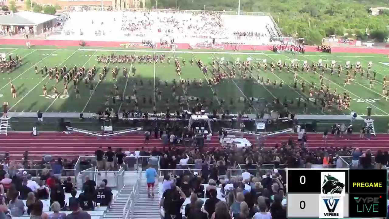 CEDAR PARK TIMBERWOLVES FB @ Vandegrift Vipers LIVE.mp4 | Football ...