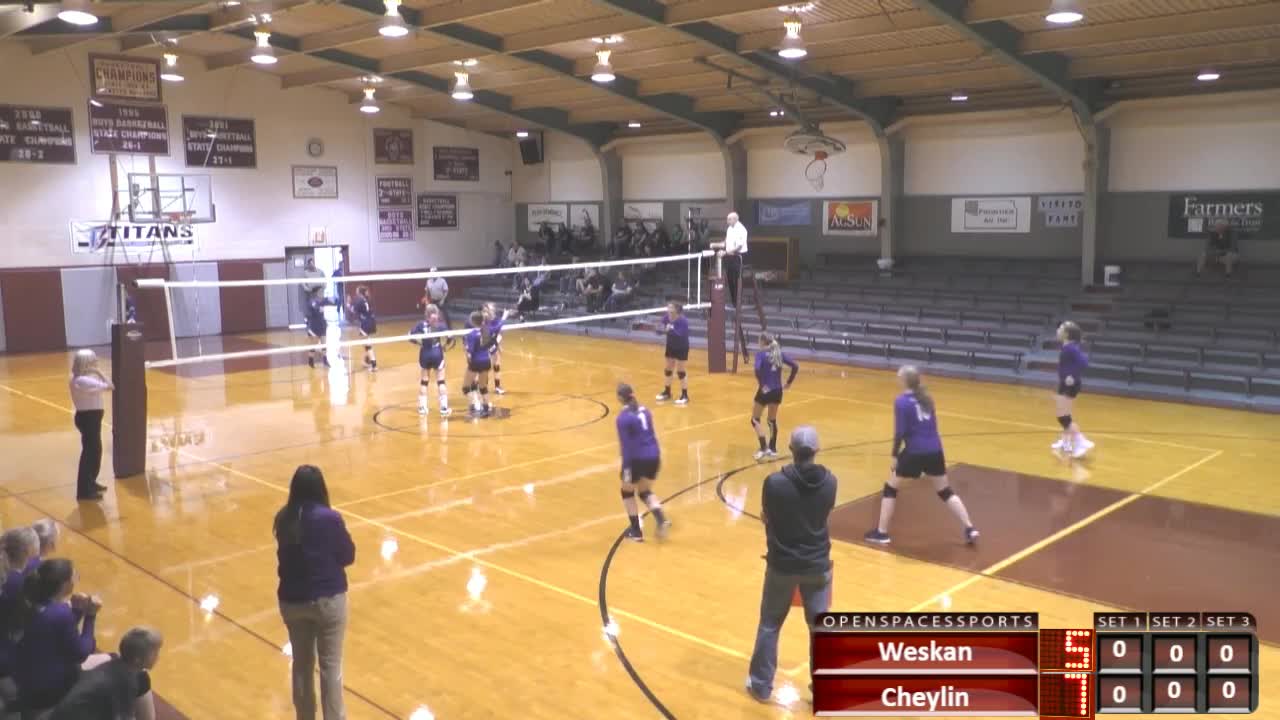Weskan vs. Cheylin -- WKLL Consolation Finals | Volleyball ...
