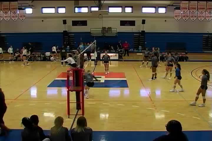 NJCAA Region 5 DIII Volleyball Semifinals: Eastfield vs North Lake ...