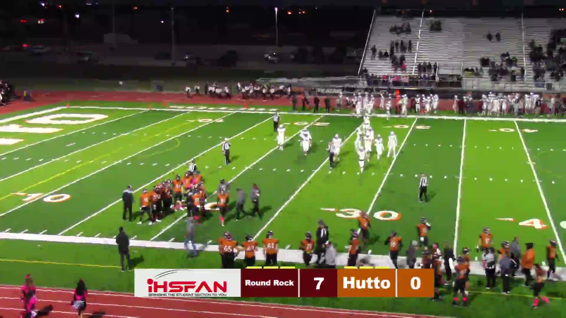 Round Rock Dragons at Hutto Hippos | Football | IHSFAN6