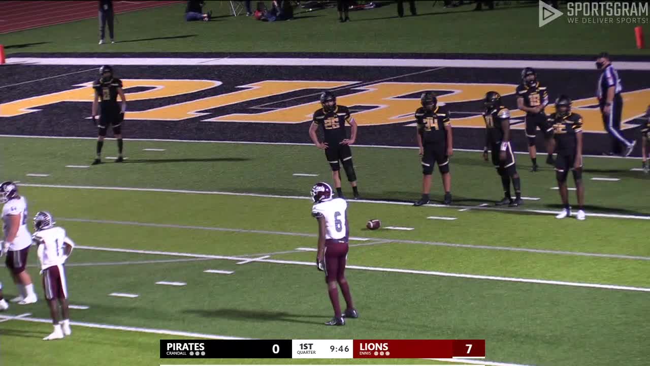 Crandall Football vs Ennis | Football | Sportsgram8
