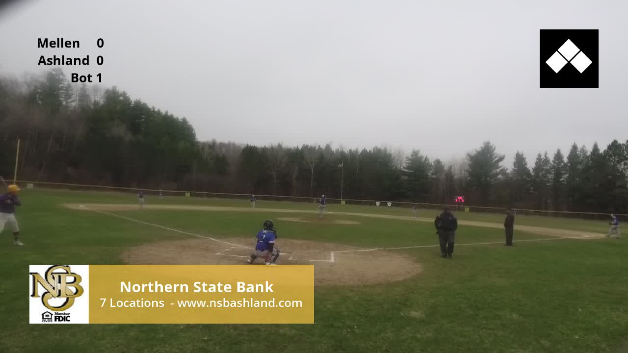 OREDOCKER BASEBALL - ASHLAND @ MELLEN | Baseball | clcampbell