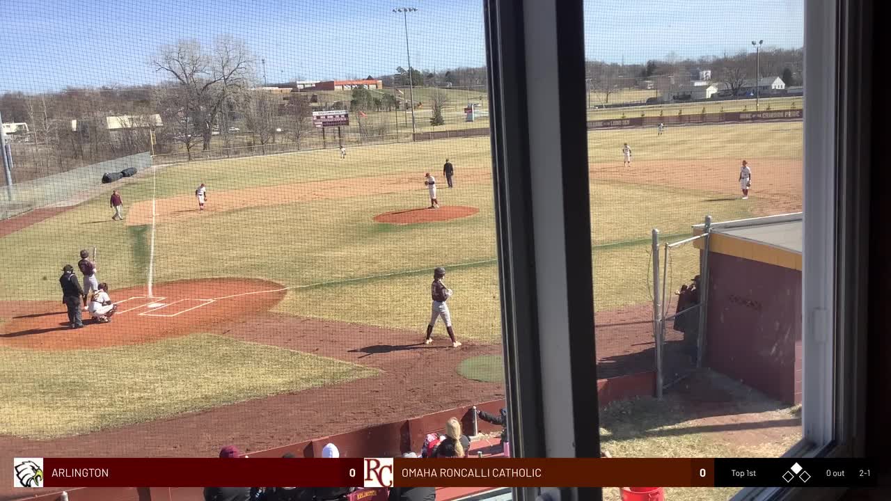 Omaha Roncalli vs. Arlington | Baseball | ENLBNlive