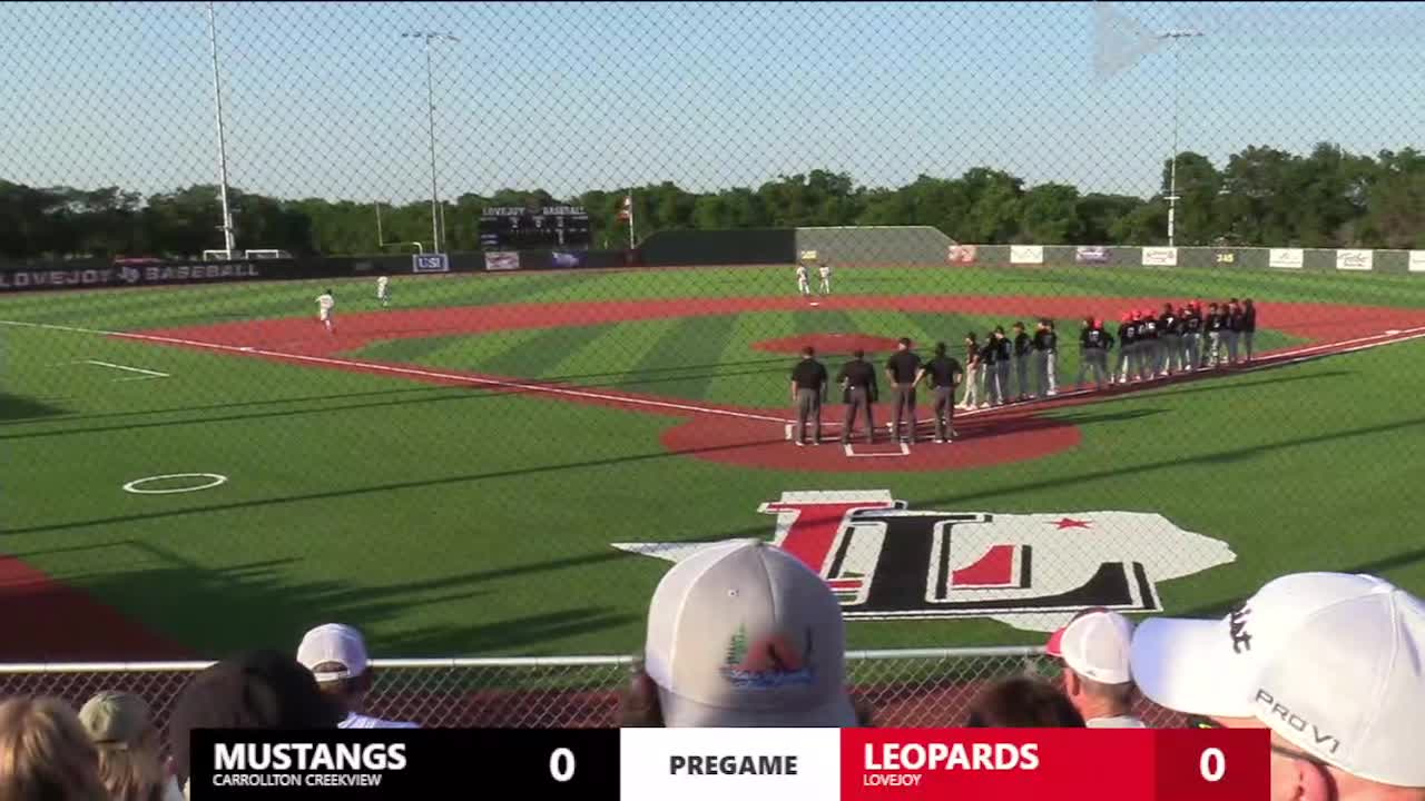 WATCH- Lovejoy Playoff Baseball vs Carrollton Creekview (Area Round ...