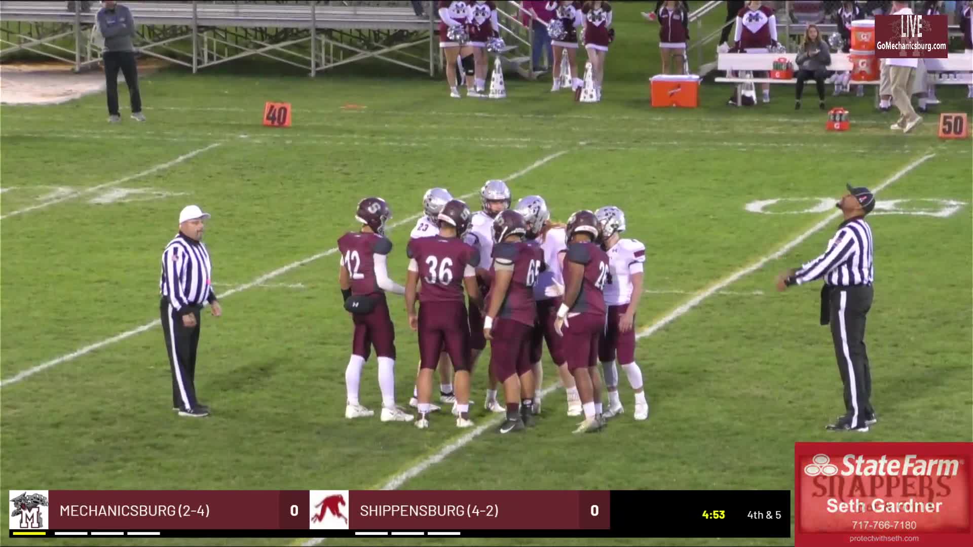 Varsity Football at Shippensburg - Presented by ECI Construction ...