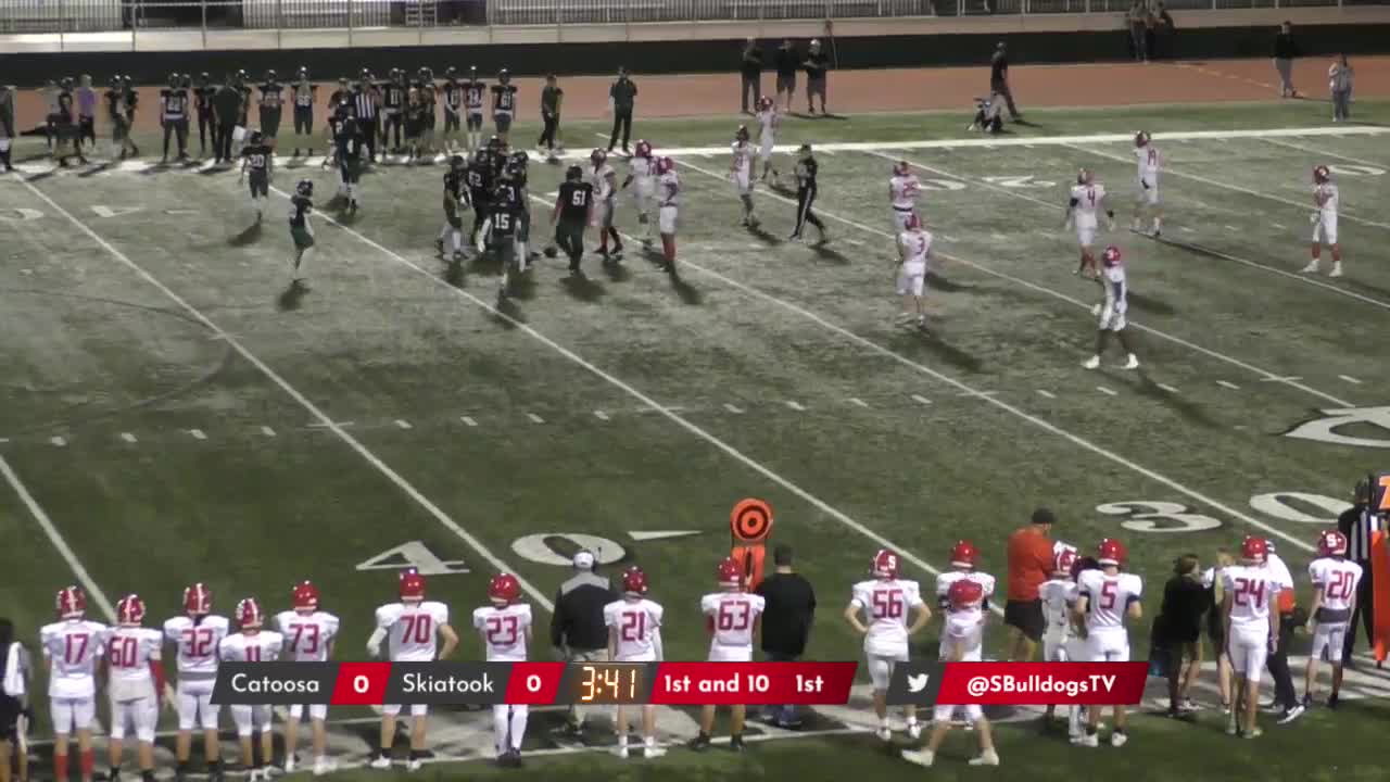 Football vs Catoosa | Football | hroach