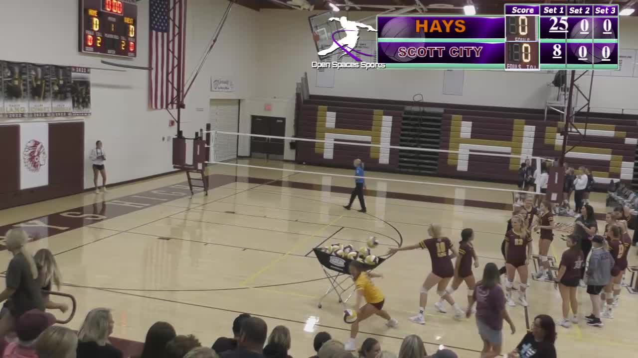 HAYS VS SCOTT CITY | Volleyball | OpenSpacesSports3