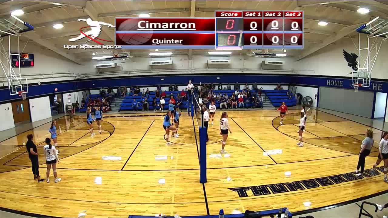 Cimarron vs. Quinter | Volleyball | OpenSpacesSports7