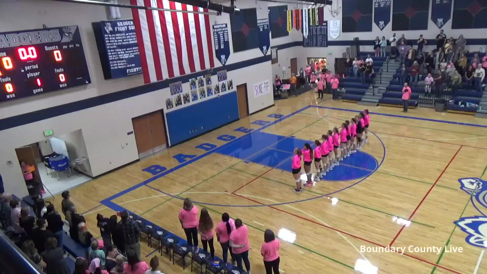 BFHS Varsity Volleyball, VOLLEY FOR THE CURE, Badgers vs Timberlake ...