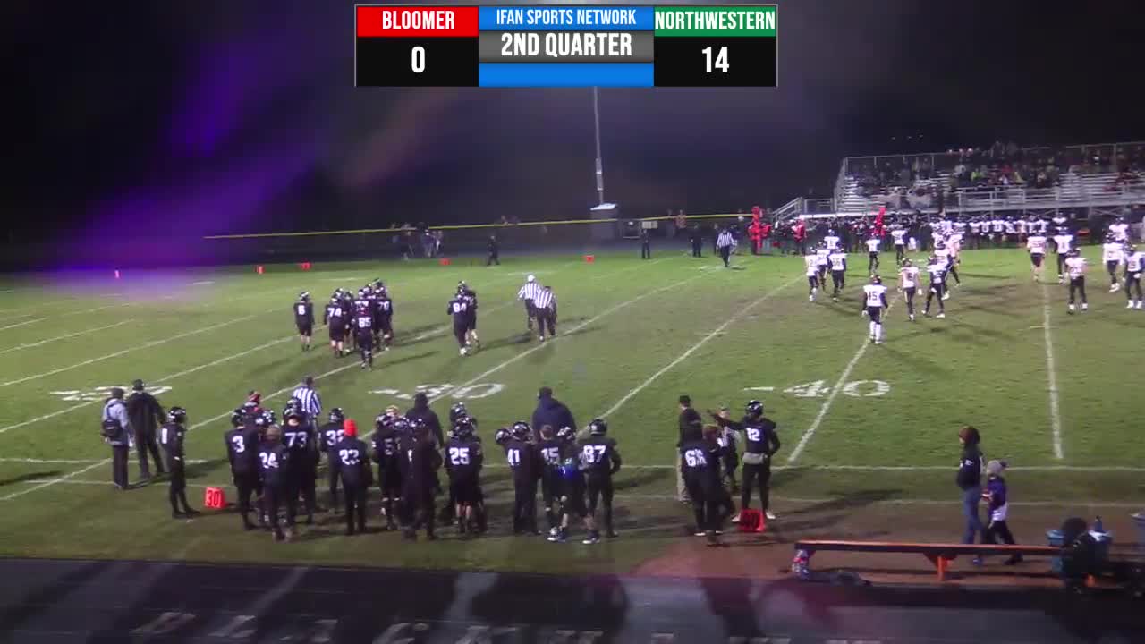 FB: Northwestern at Bloomer | Football | iFanNetwork2