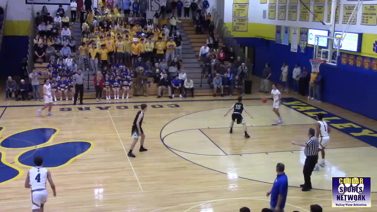 Boys Basketball: Holy Cross at Valley View | Basketball | NPFNetwork1
