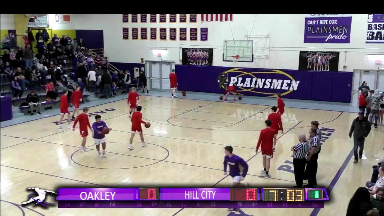 OAKLEY VS HILL CITY (BOYS) OAKLEY BROADCAST | Basketball ...