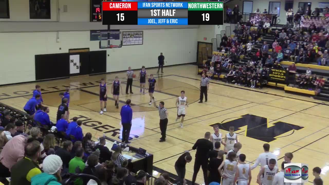 BB: Cameron at Northwestern | Basketball | iFanNetwork2