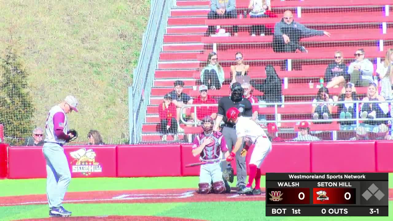 Walsh at Seton Hill (Game 1) | Baseball | WestmorelandSports1