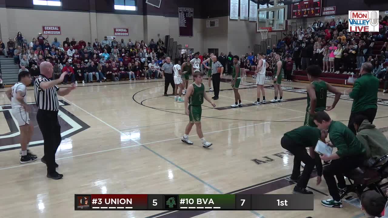 MVI LIVE | Boys Basketball | #3 Uniontown vs #10 Belle Vernon ...
